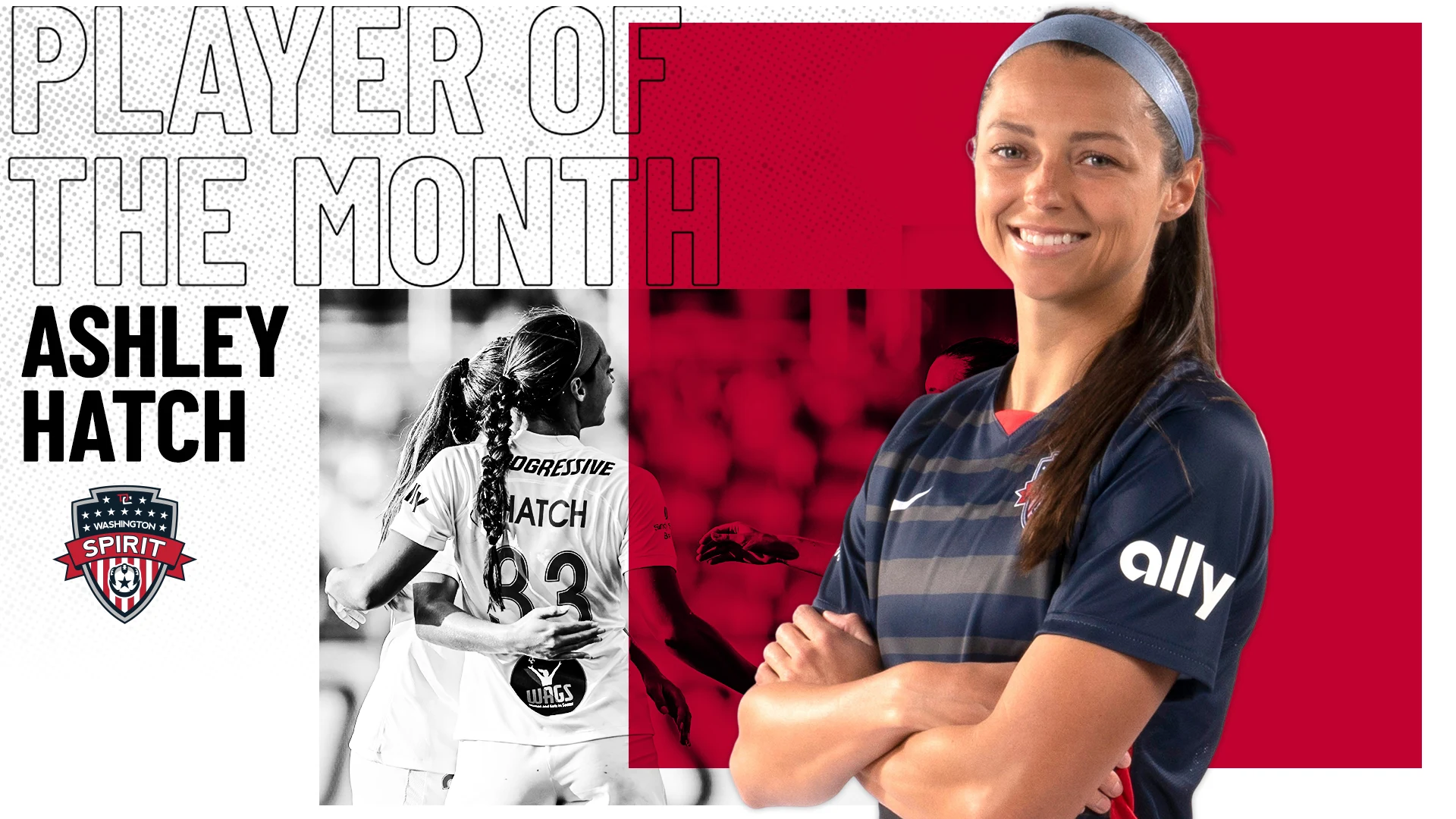 Washington Striker Ashley Hatch Named July Player of the Month | News ...