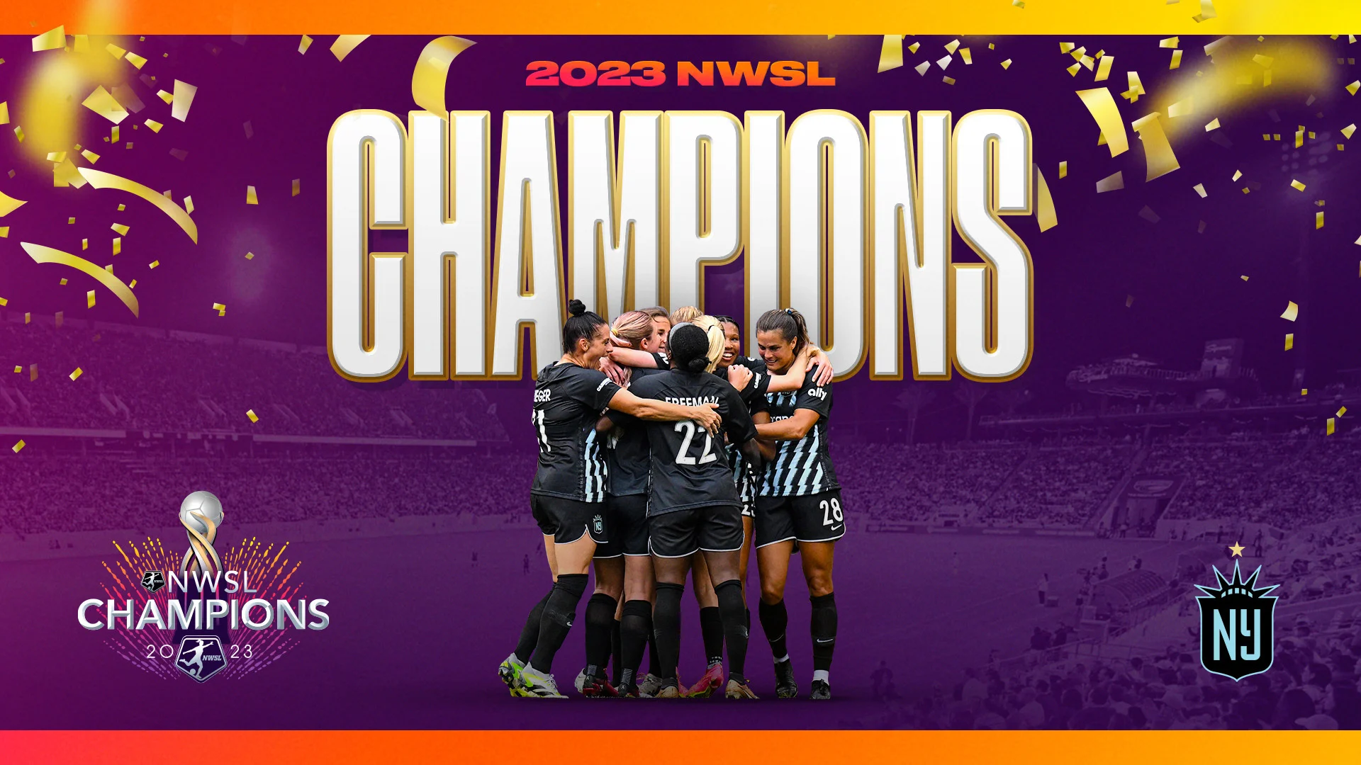 NJ/NY Gotham FC Wins 2023 NWSL Championship, Presented by Bud Light ...