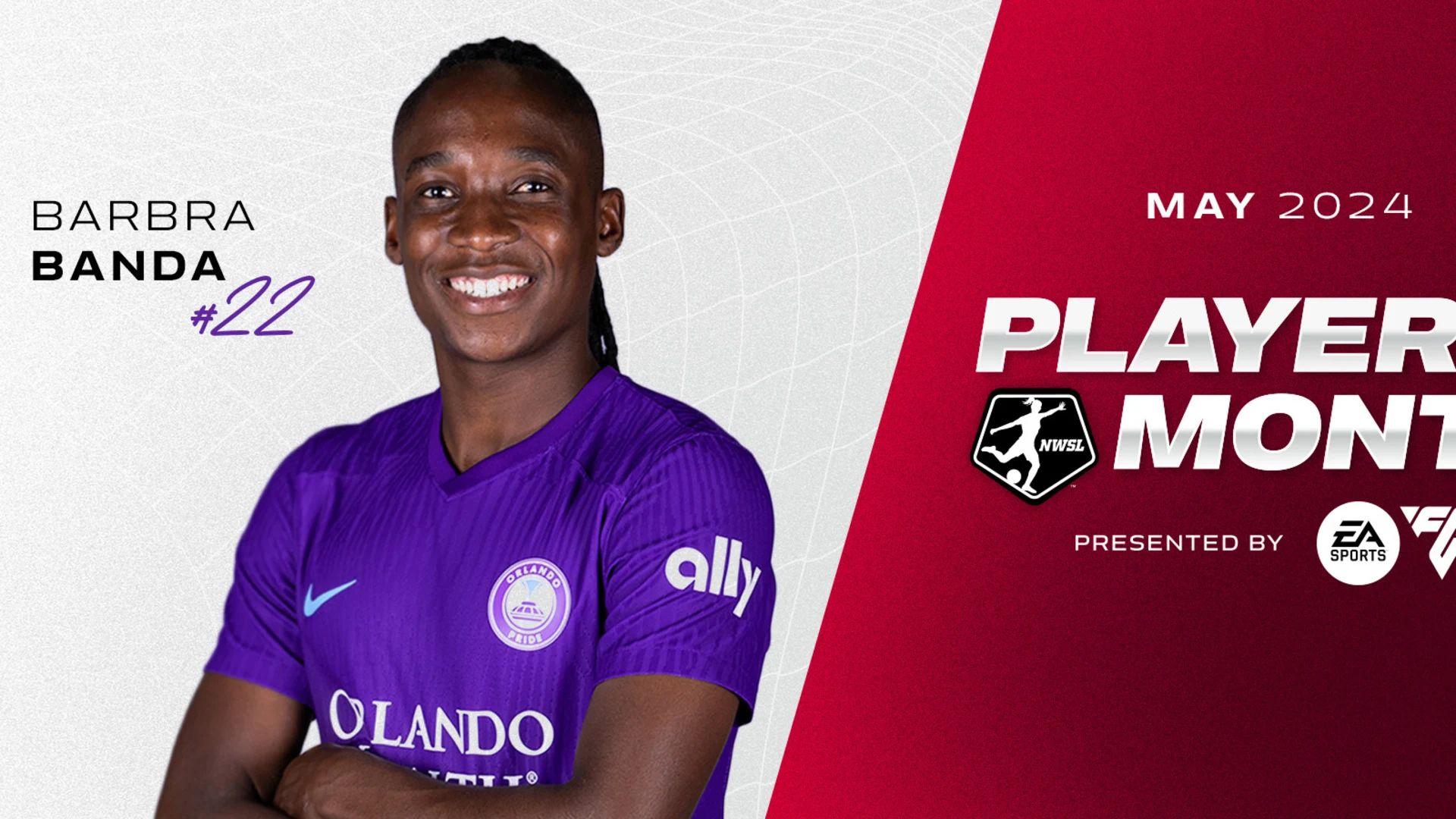 Orlando Pride Forward Barbra Banda Named May Player of the Month ...