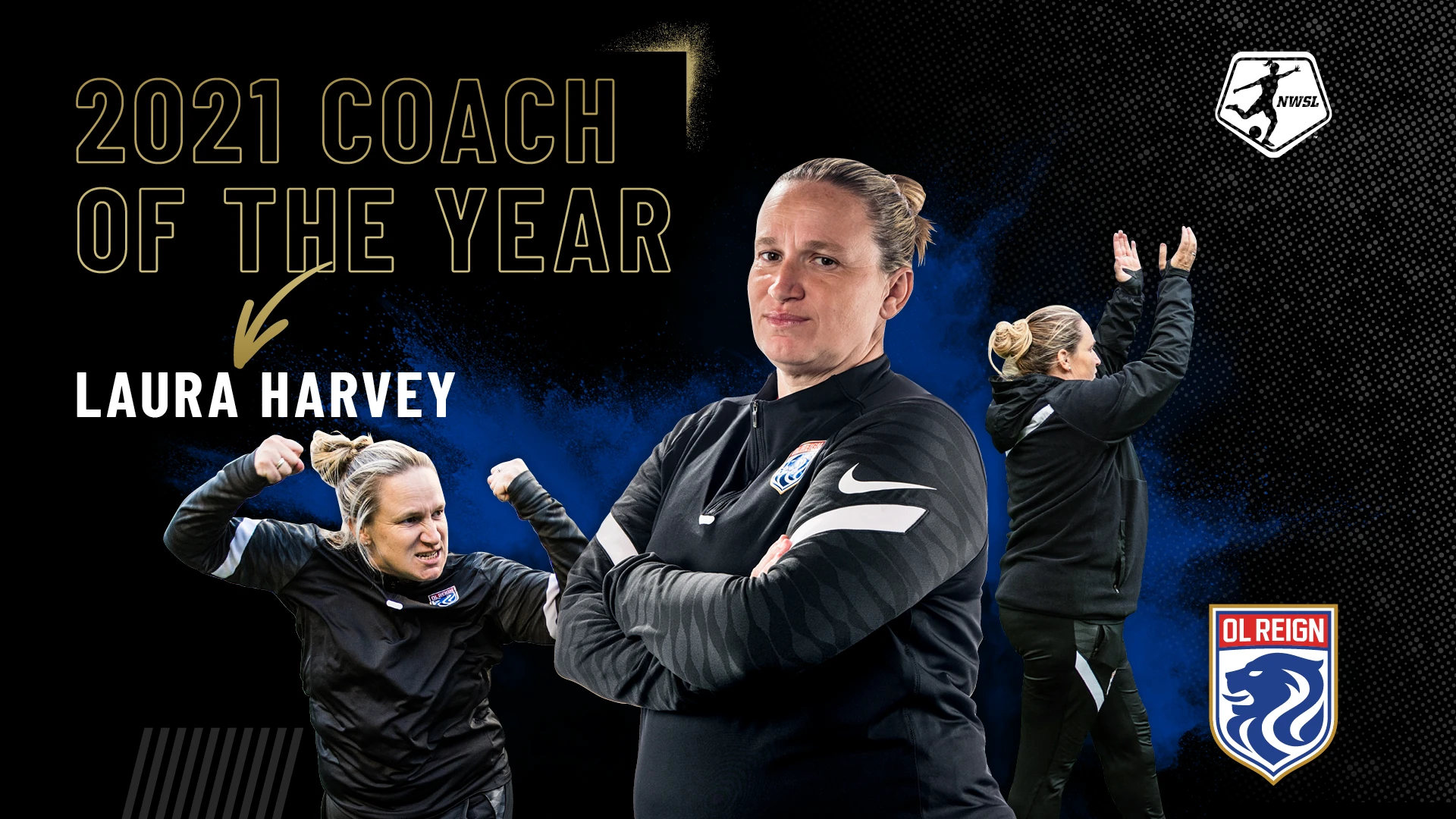 OL Reign's Laura Harvey Named 2021 NWSL Coach of the Year | News ...