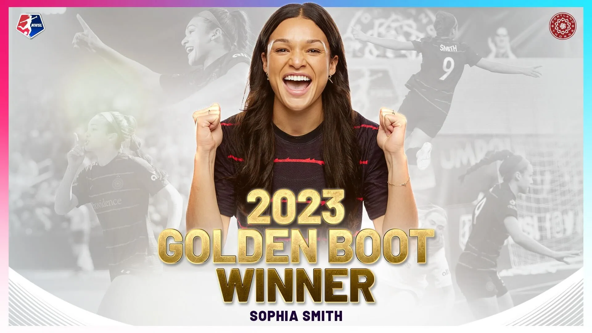 Portland Thorns FC Forward Sophia Smith Wins 2023 NWSL Golden Boot ...