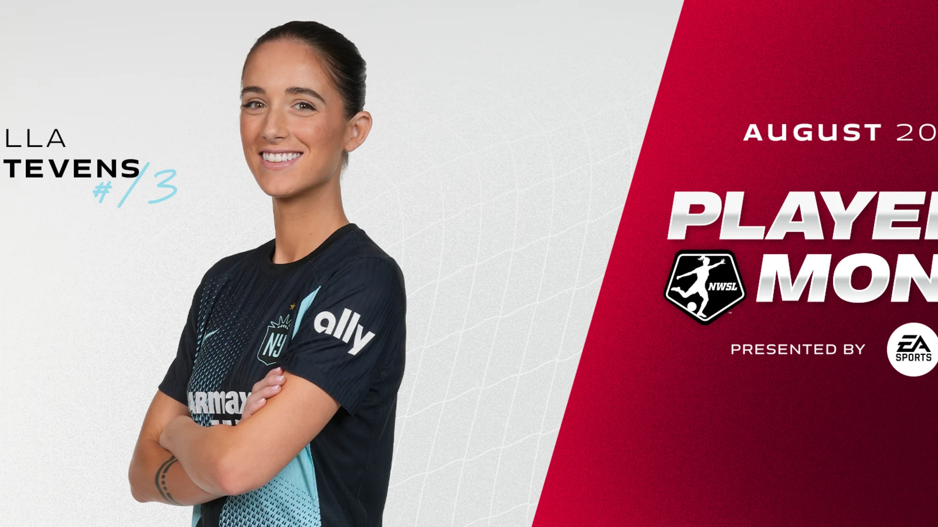 NJ/NY Gotham FC Forward Ella Stevens Named August Player of the Month ...